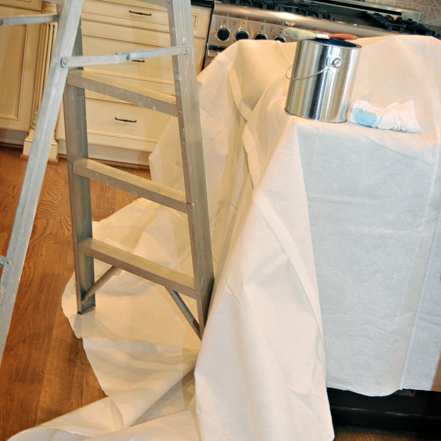 Slip Resistant White Drop Cloth - Smart Grip® Drop Cloth - Trimaco