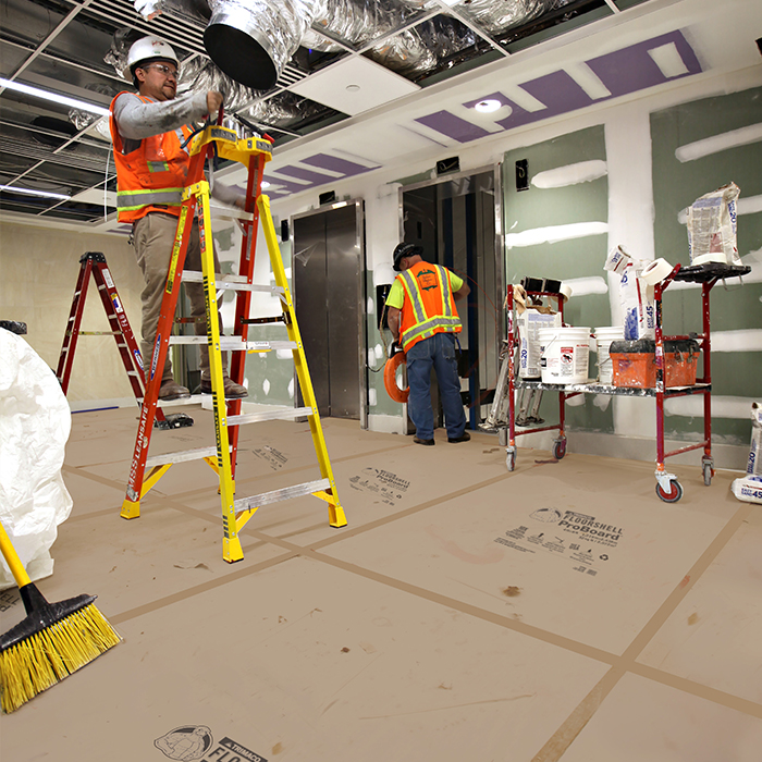 SuperTuff® Tack Back | Heavy Duty Floor Protection Roll | Trimaco